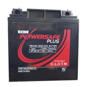 Exide Powersafe Plus EP26-12 12v 26ah Lead acid Battery - Battery Source