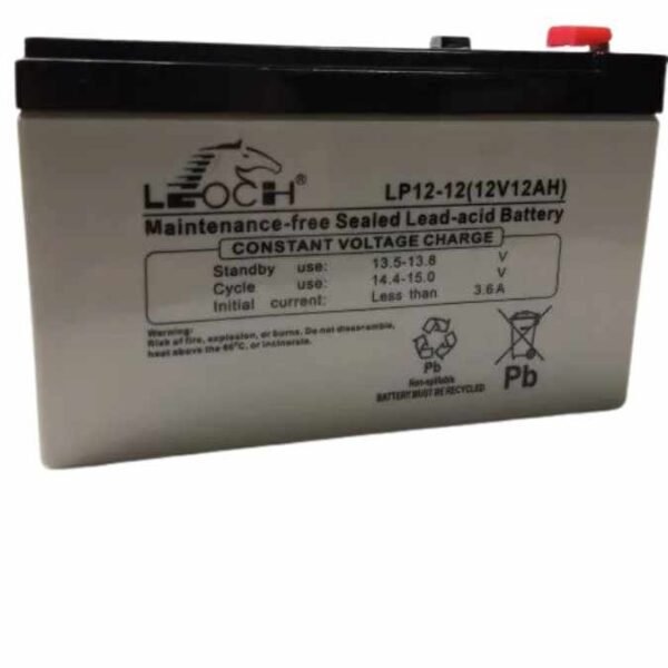 Leoch LP12-12 12v 12ah Lead Acid Battery - Battery Source