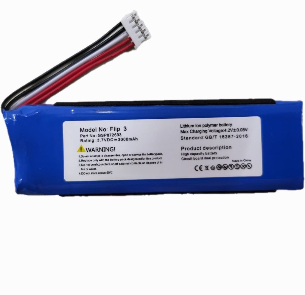 3 7v 3000mah Replacement Battery For Jbl Flip3 Speaker Battery Source