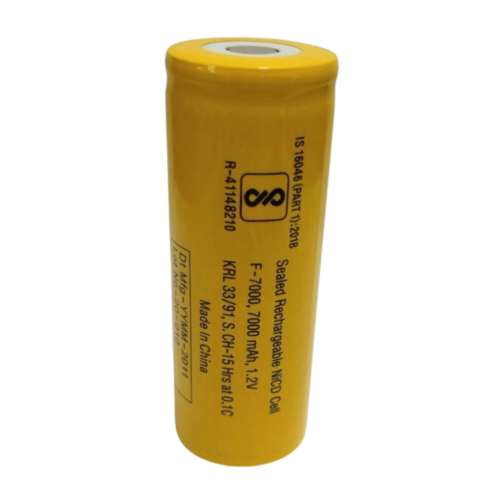 Surepower brand NICD Flat top F size 1.2v 7000mah cell - Battery Source